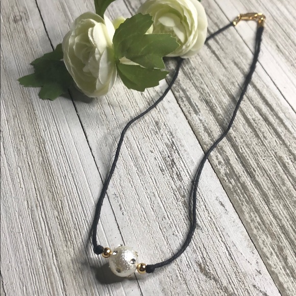 Jewelry | Single Bead Cord Necklace | Poshmark
